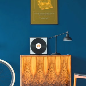 Vintage American Typewriter Printable Art Poster, Digital Art Download ...