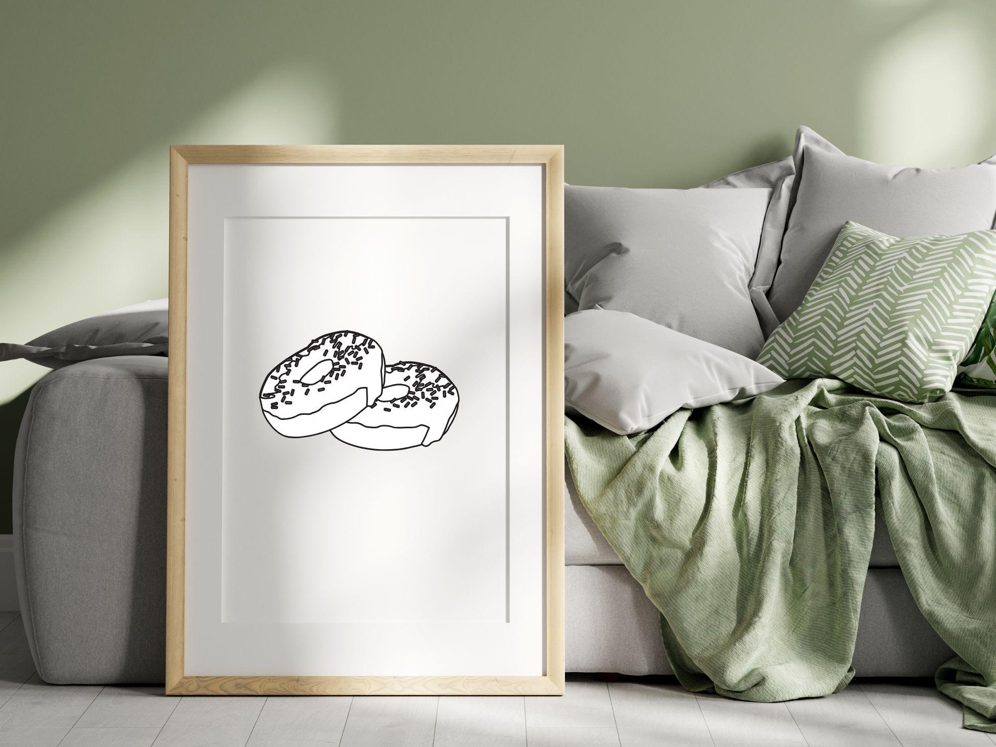 Donuts Watercolor Clipart Bundle PNG Sweet Doughnut Images, Tasty ...