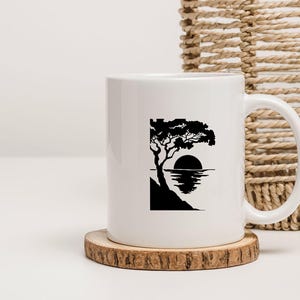 High Quality Sunrise Scene SVG Bundle, Sunrise Scene Dxf, Sunrise Scene ...