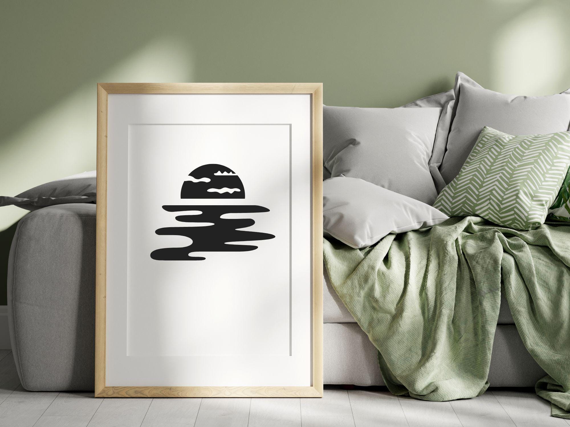 High Quality Sunrise Scene SVG Bundle, Sunrise Scene Dxf, Sunrise Scene ...