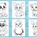 Cute Animals Coloring Book 32 Printable PDF Pages for Kids - Etsy