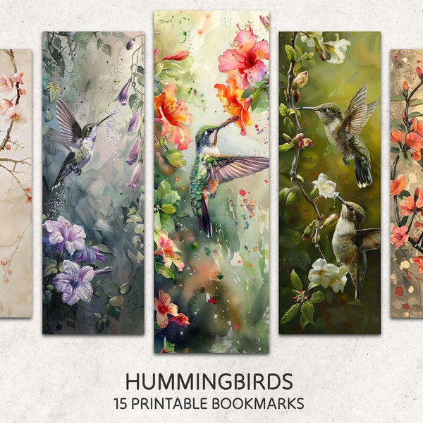 Hummingbird Bookmark - Etsy