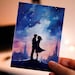 Romantic Postcards, 6 Printable Postcard Digital Download, Love Сards ...