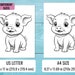 Cute Animals Coloring Book 32 Printable PDF Pages for Kids - Etsy