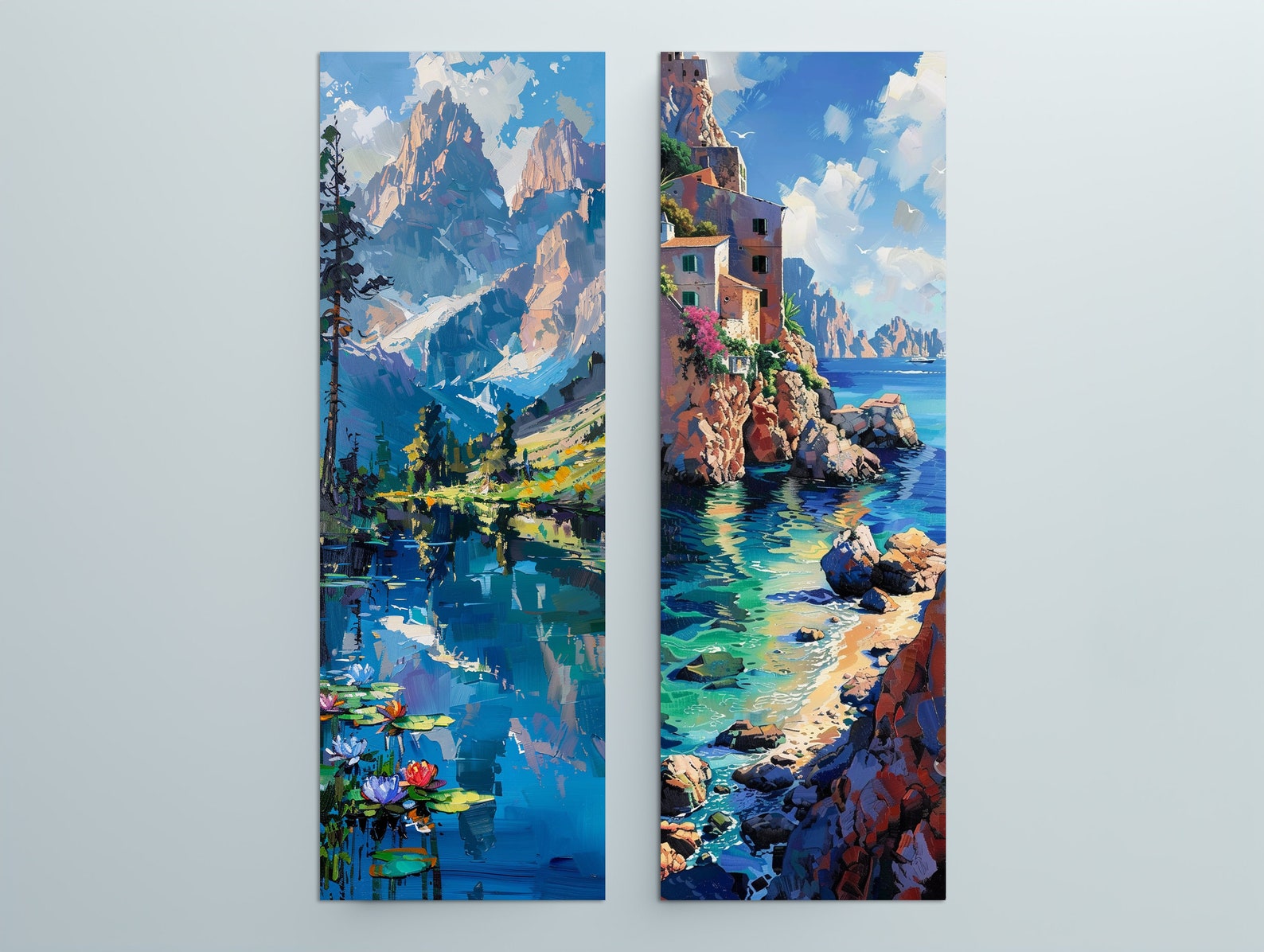 Italian Landscapes Bookmarks 15 Printable Summer Bookmarks Digital ...