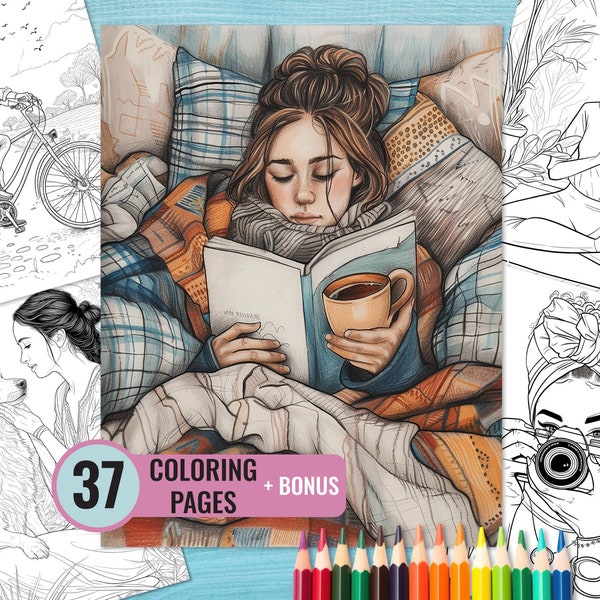 Hobby Coloring Page - Etsy