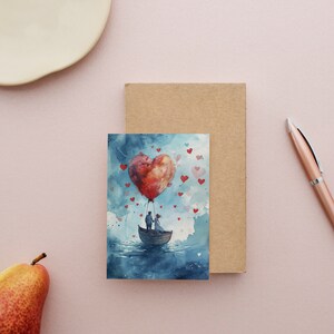 Love Postcards, 6 Printable Romantic Postcard Digital Download, Love ...