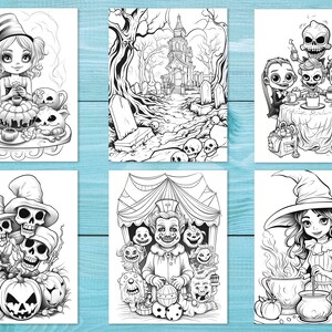 Halloween Coloring Pages, 31 Printable Spooky Pages for Kids and Adults ...