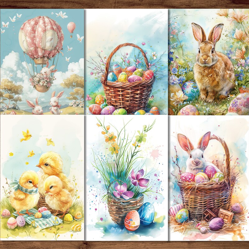Bunny Postcard - Etsy