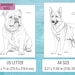 Dog Breeds Coloring Book, 30 Printable Dogs Coloring Pages for Kids and ...