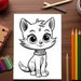 Cute Animals Coloring Book 32 Printable PDF Pages for Kids - Etsy