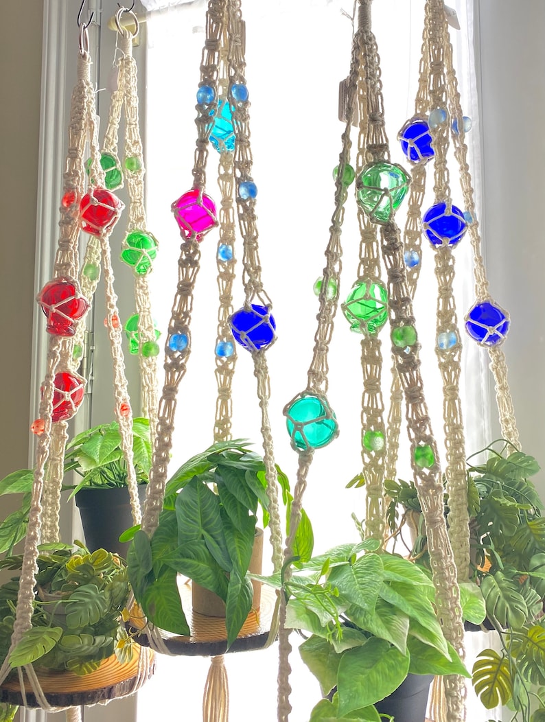 Seaglass Plant Hanger - Triad - Etsy