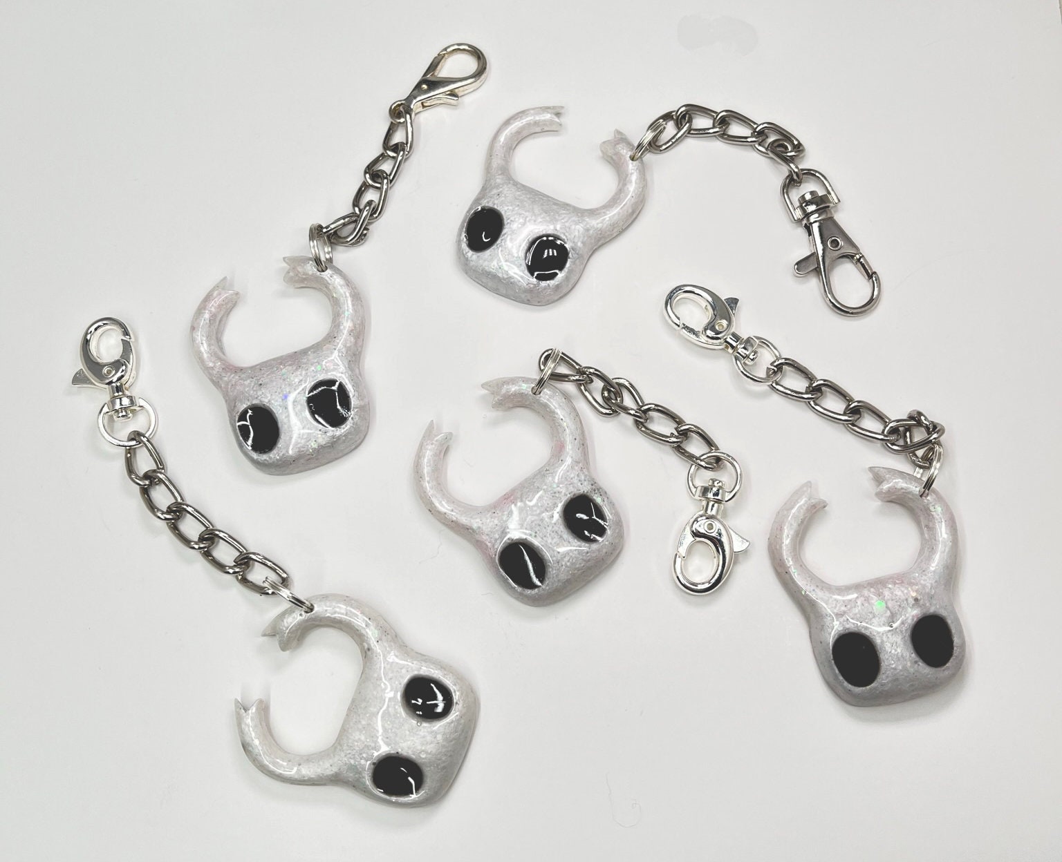 Ghost Resin Charm Keychain, Video Game Gifts - Etsy