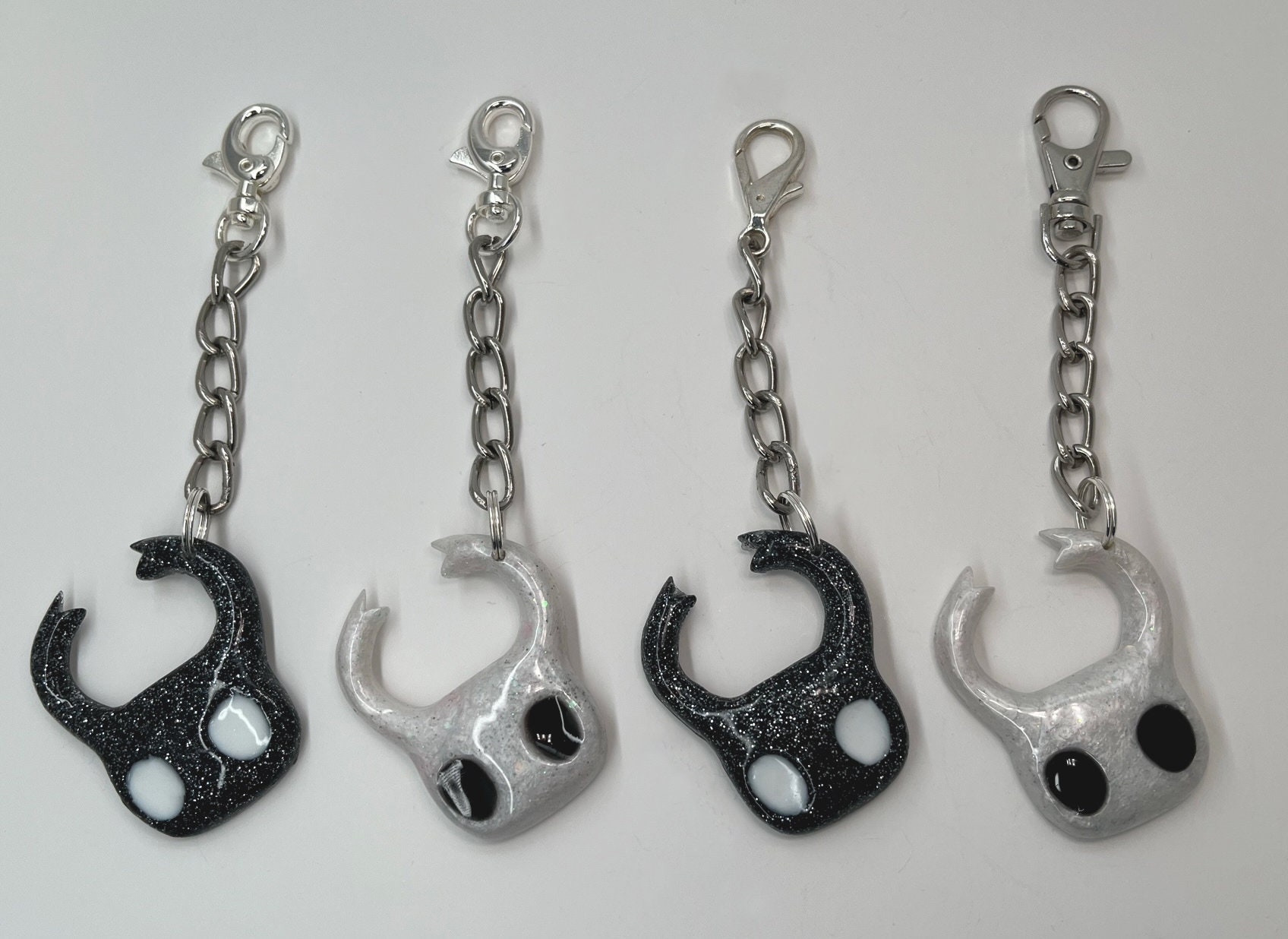 Ghost Resin Charm Keychain, Video Game Gifts - Etsy