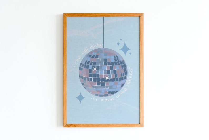 I Can Still Make the Whole Place Shimmer Bejeweled Digital Print ...