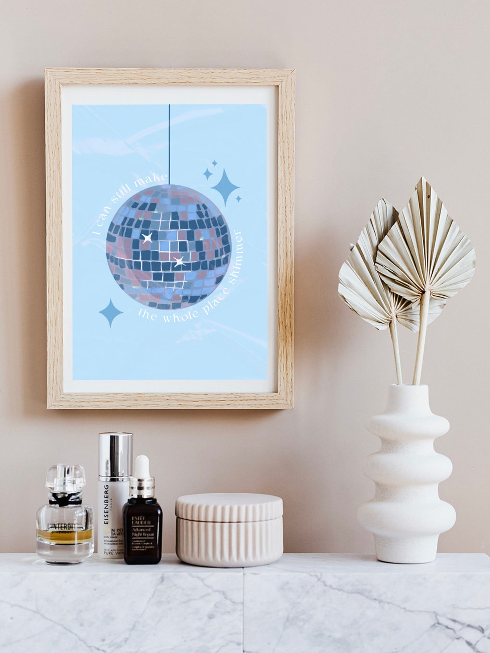 I Can Still Make the Whole Place Shimmer Bejeweled Digital Print ...