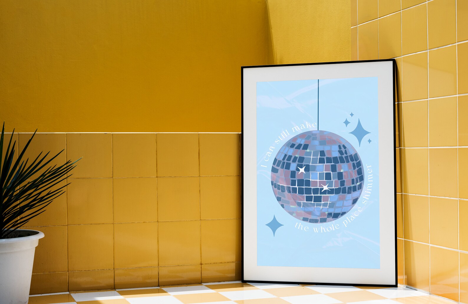 I Can Still Make the Whole Place Shimmer Bejeweled Digital Print ...