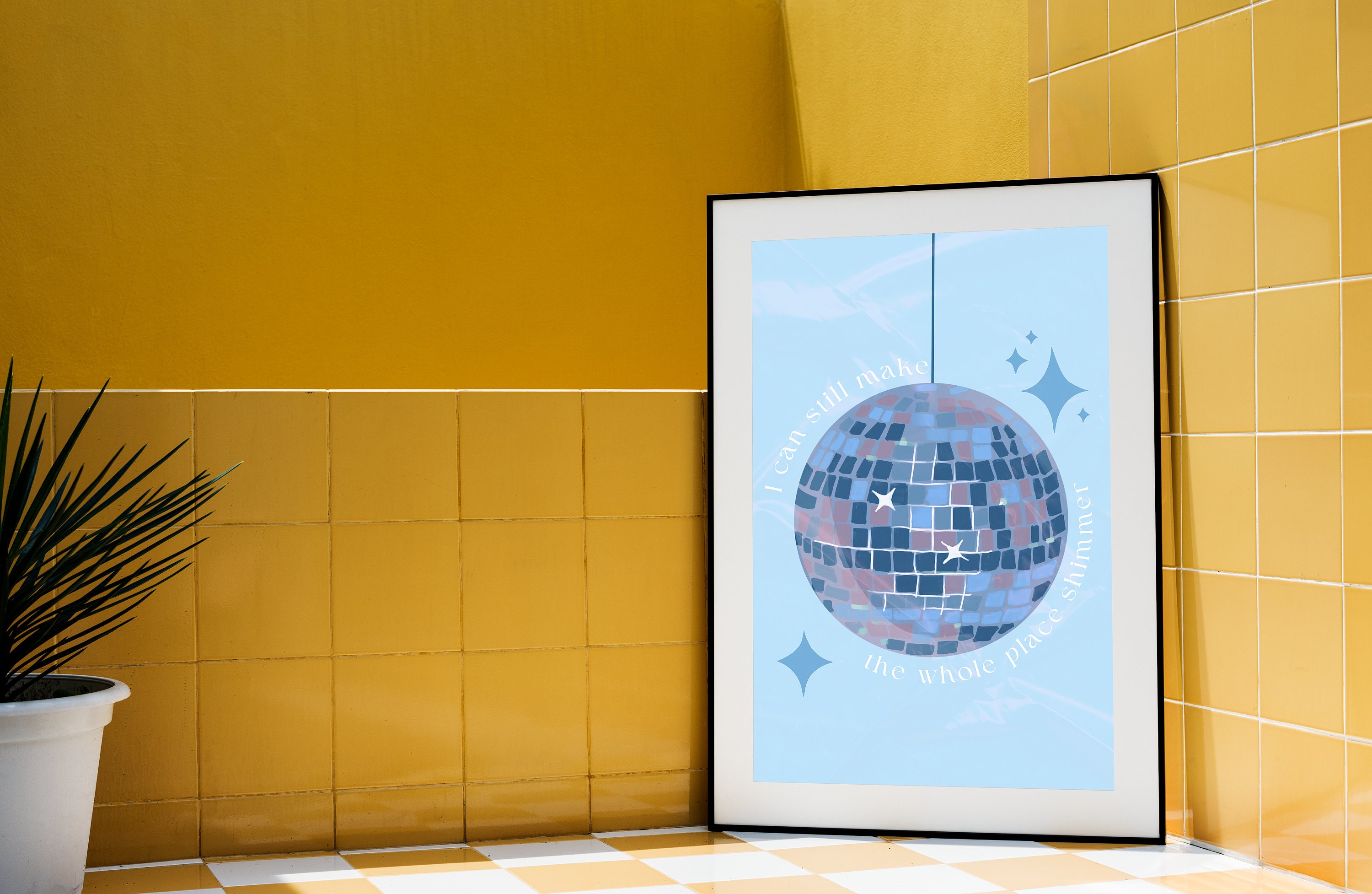 I Can Still Make the Whole Place Shimmer Bejeweled Digital Print ...