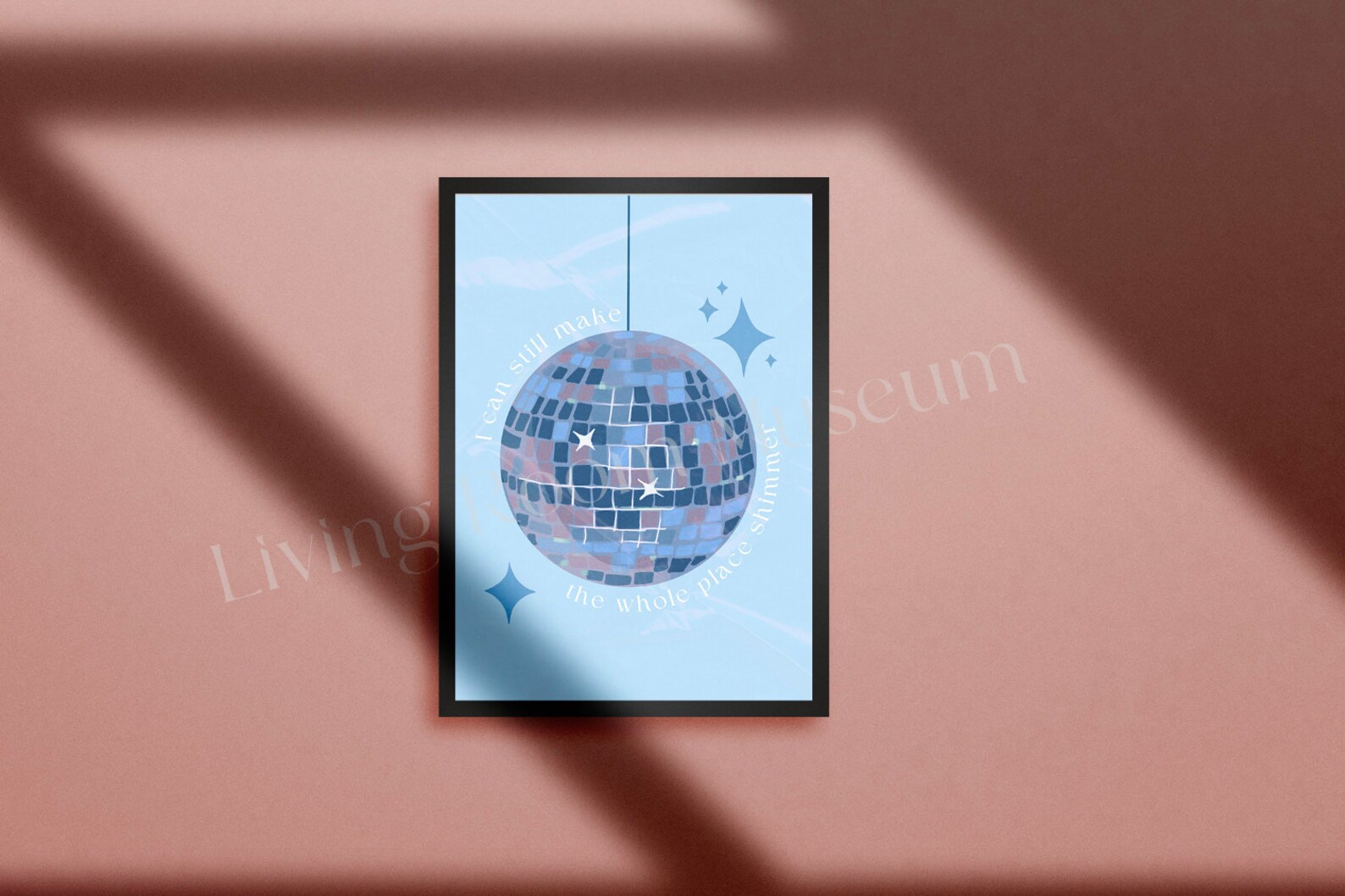 I Can Still Make the Whole Place Shimmer Bejeweled Digital Print ...