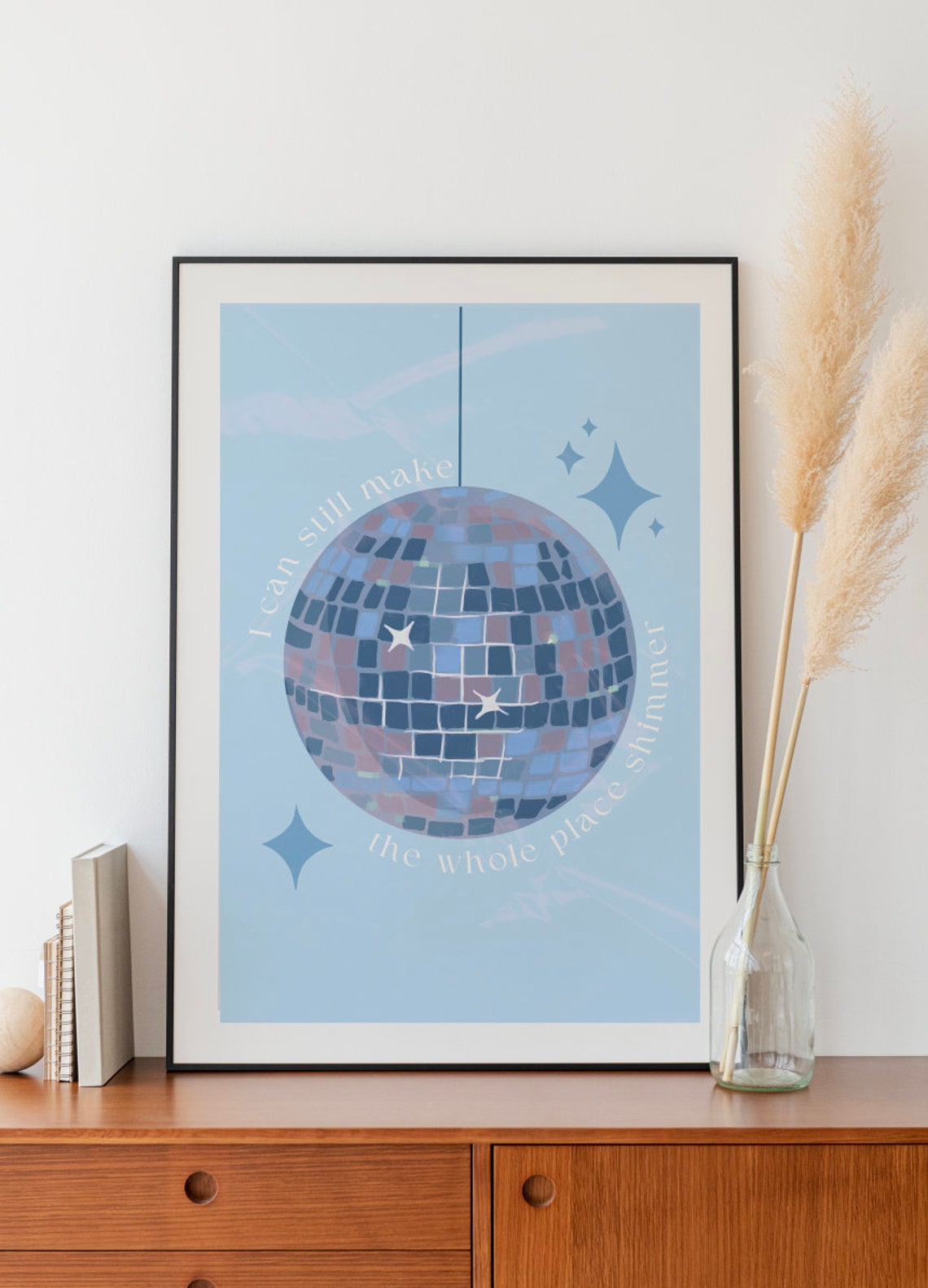 I Can Still Make the Whole Place Shimmer Bejeweled Digital Print ...