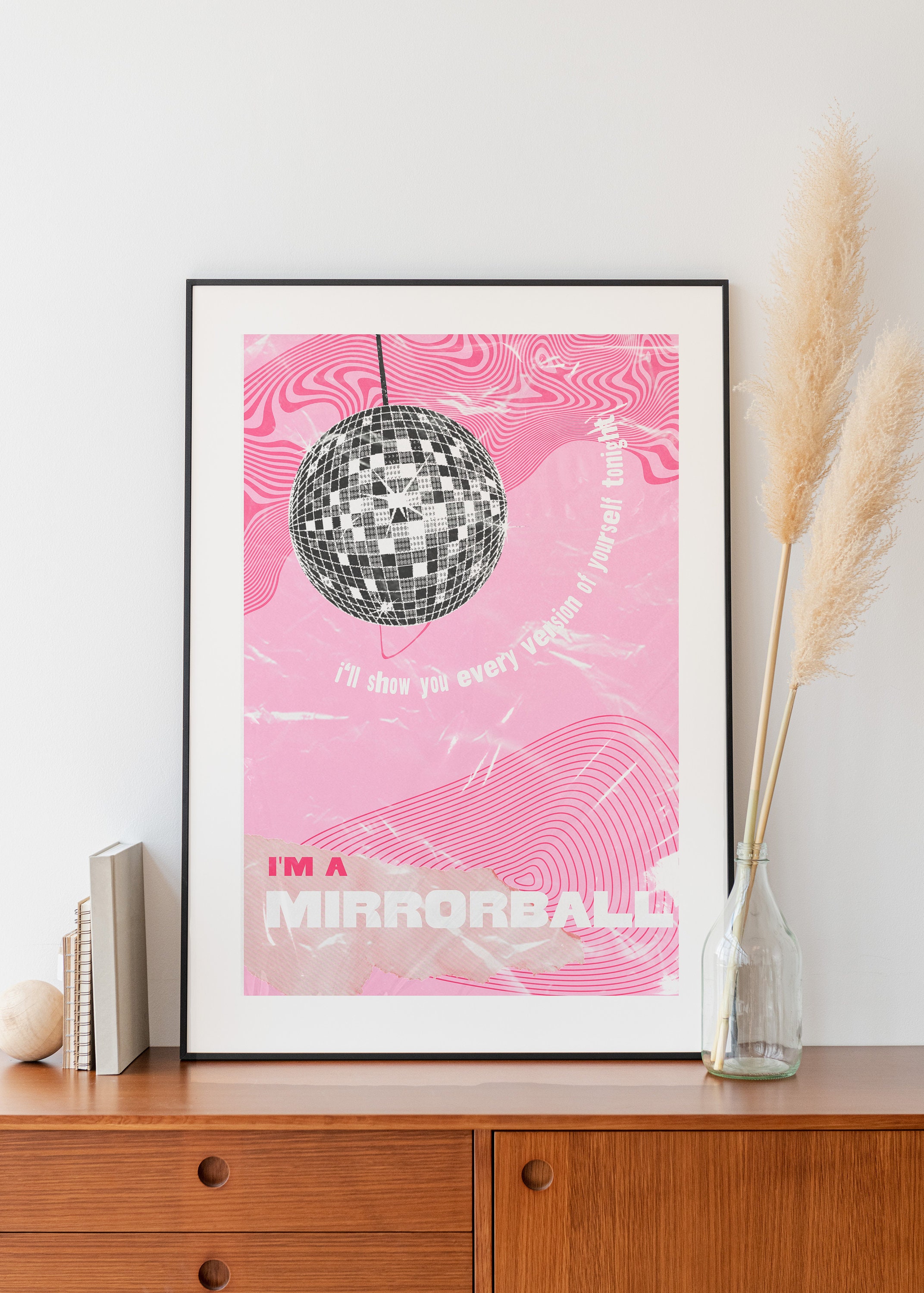 Eras Tour Mirrorball Taylor Swift Disco Digital Downloadable Print Wall ...