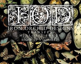 Cotswold IOD Decor Transfer 12 X 16 Full 8 Pages Iron Orchid Designs ...