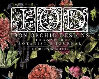Cotswold IOD Decor Transfer 12 X 16 Full 8 Pages Iron Orchid Designs ...