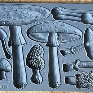 Toadstool - NEW SPRING 2023 - 6x10 Decor IOD Mould Mushroom Fairy ...