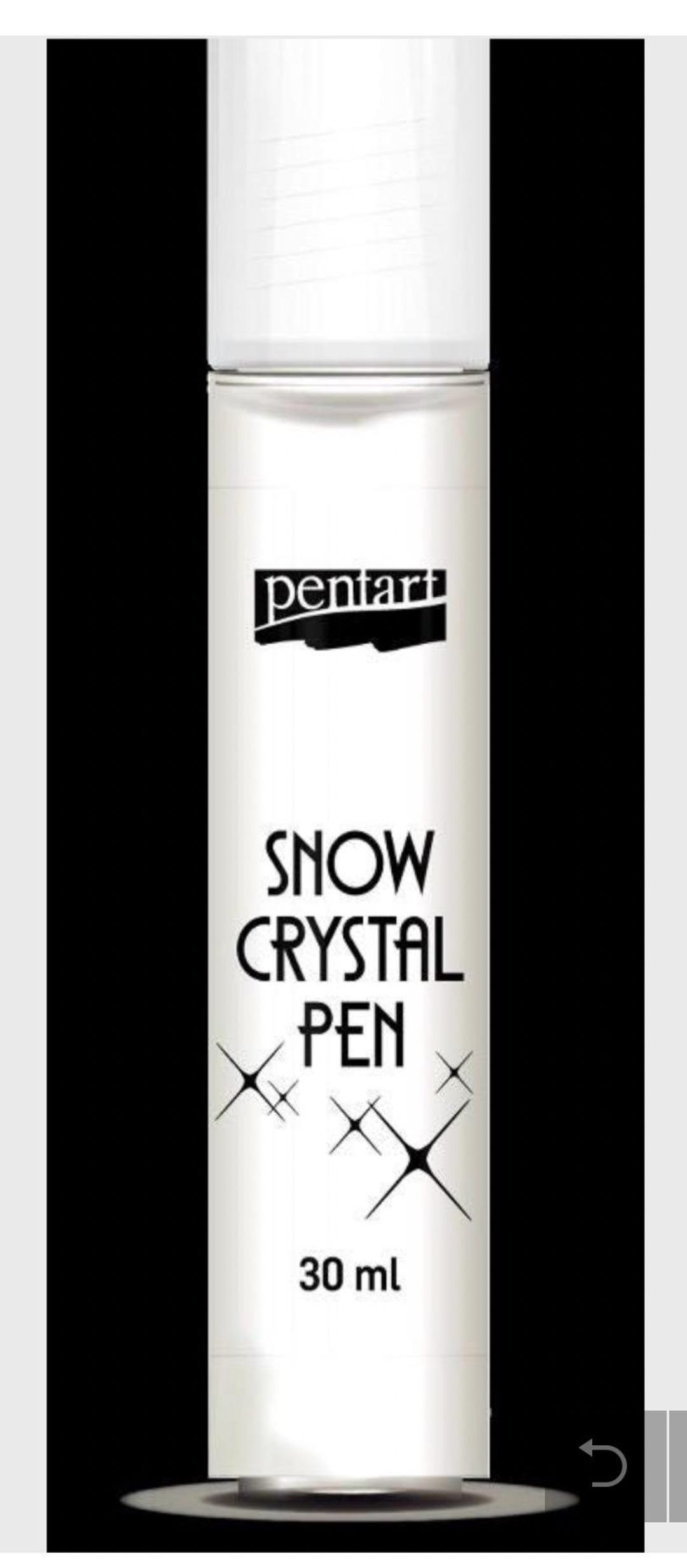 Snow Crystal Pen 30ml | Create Realistic Sparking Snow | Pentart ...