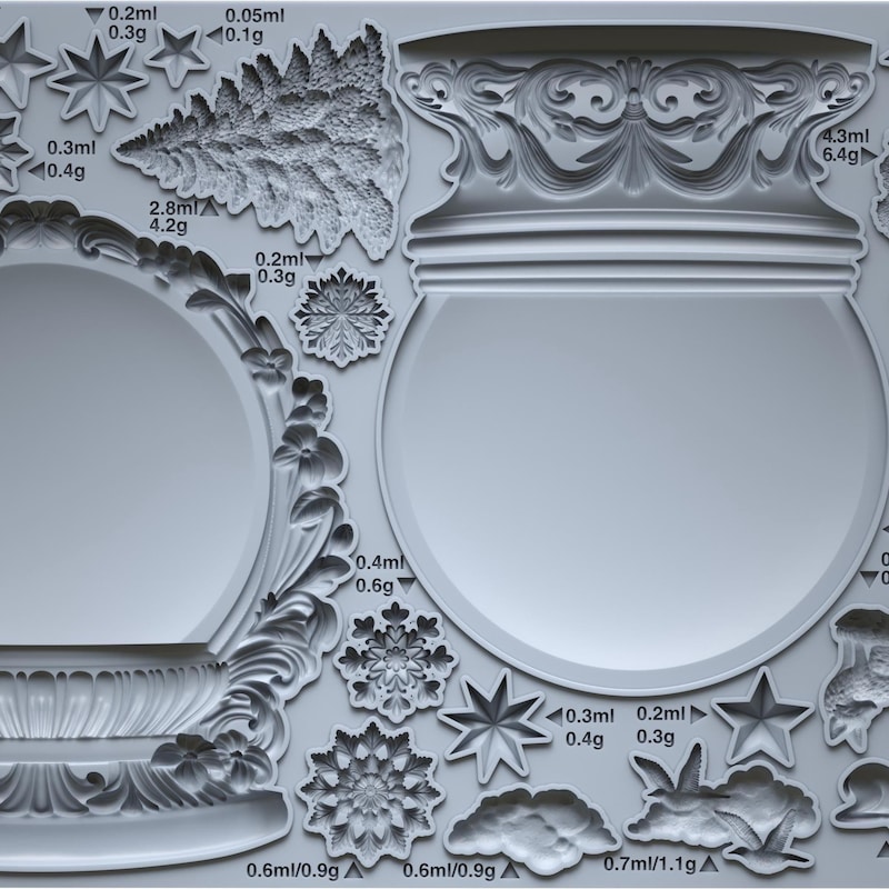 X and Star Mold - Etsy