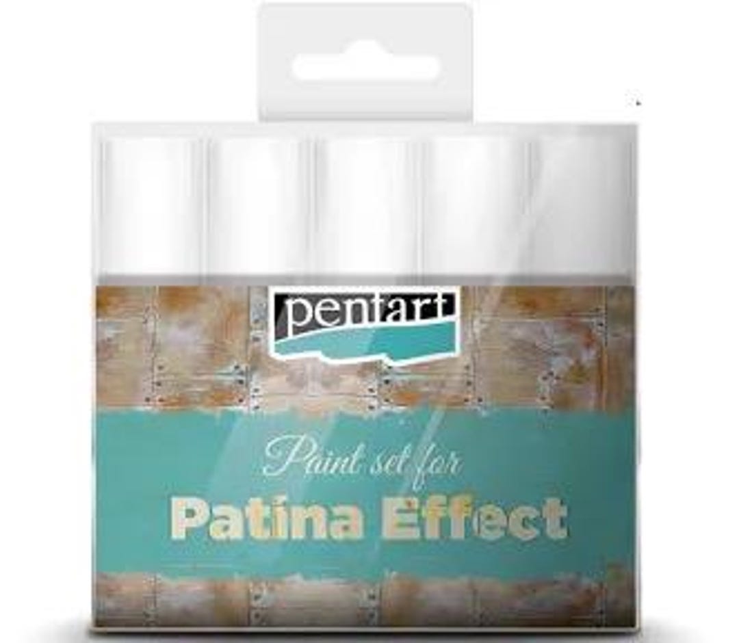 Patina Effect Paint Set | Pentart | 5 20 Ml Acrylic Paint - Mixed Media ...