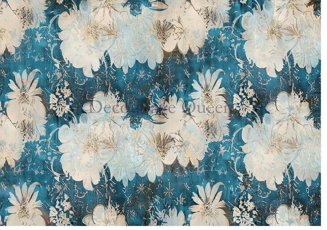 Decoupage Rice Paper-andy Skinner Floral Cascade RETIRED 434 ∙ ...
