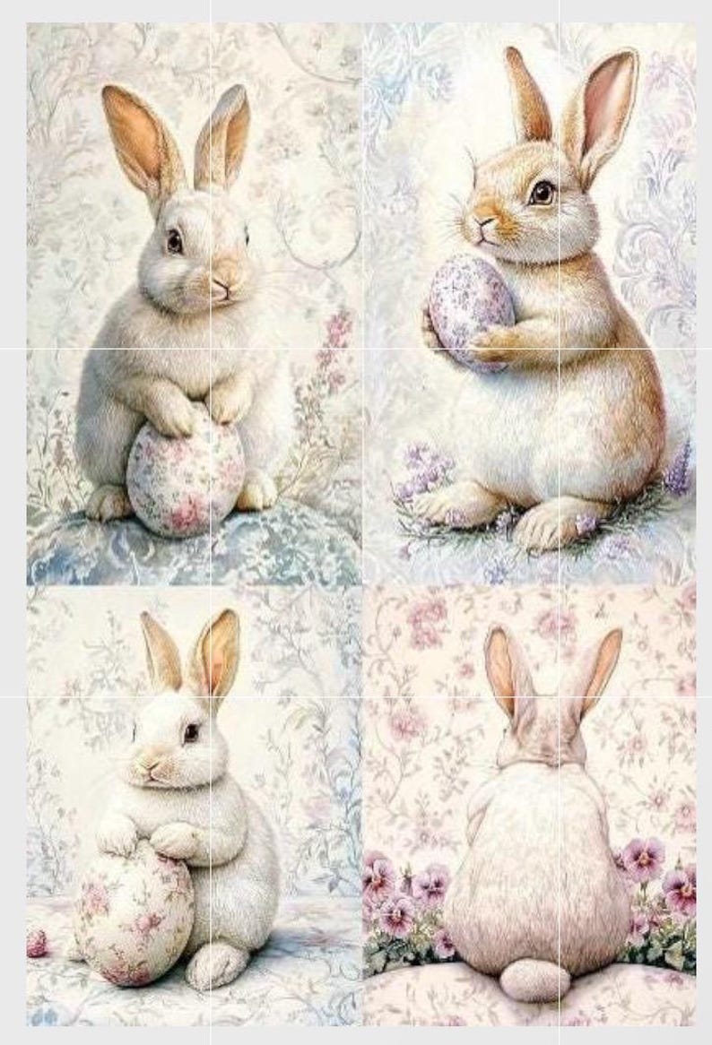 New Spring !! Limited Edition, Easter #4 | 413 Rice Paper, Decoupage ...