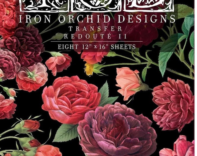 Cotswold IOD Decor Transfer 12 X 16 Full 8 Pages Iron Orchid Designs ...