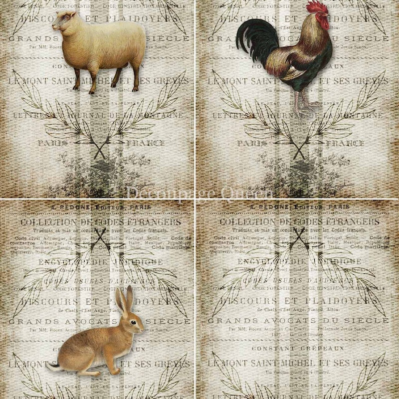 Decoupage Papers - Etsy