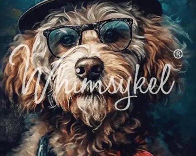 Large Decoupage Tissue Paper Doodle Bug Dog | Designs by Whimsykel | 18 ...