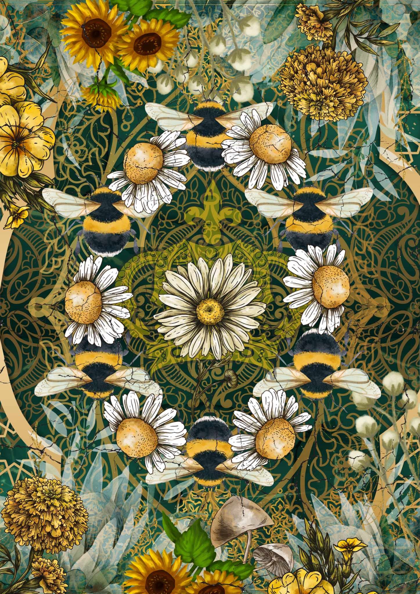 New 2024 Bumble Along Decoupage Paper - A3 Size 16.25 X 11.25 Inches ...