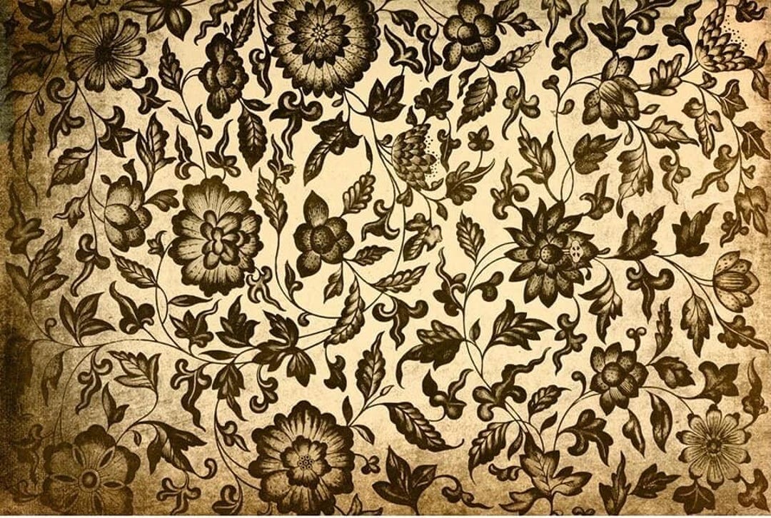 Grungy Floral - Roycycled Decoupage Papers - Roy48 - Dollar Shipping ...