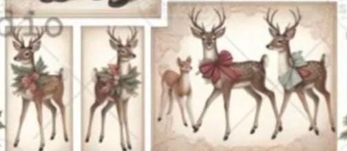 Decoupage Rice Paper- Mini Scenes Christmas and Reindeer - AB_2459 - A4 ...