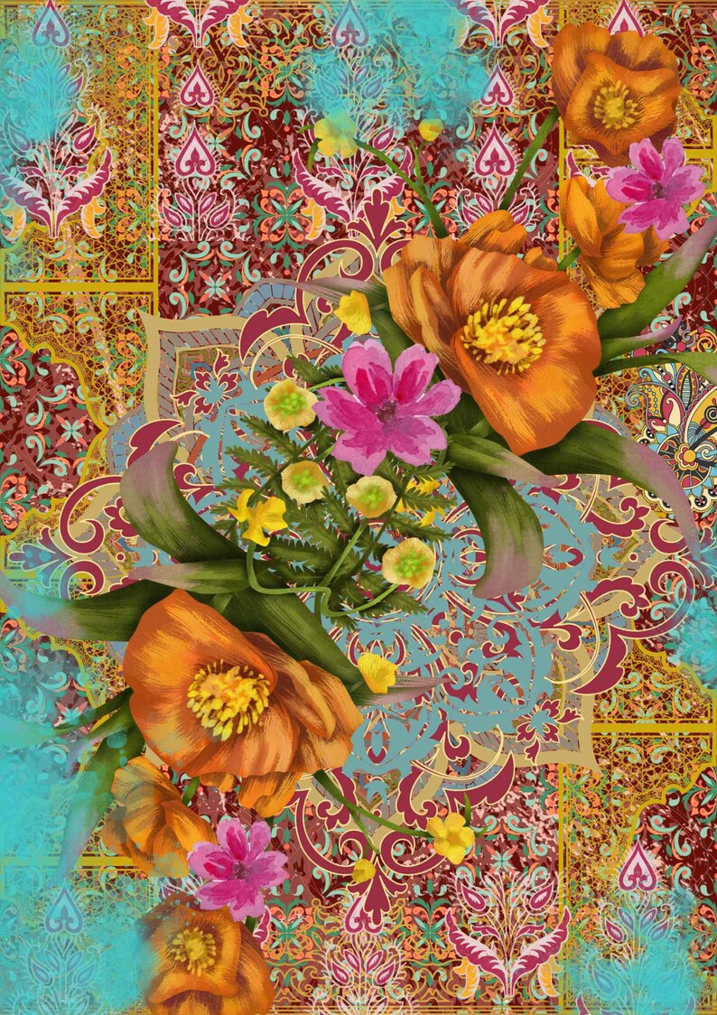 A3 Size X 3 Sheets ( 16.25 X 11.25 Inches) in One Package .- Passion ...