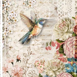 NEW 2025 | Hummingbird Four Scenes 716 | Decoupage Queen Rice Paper ...