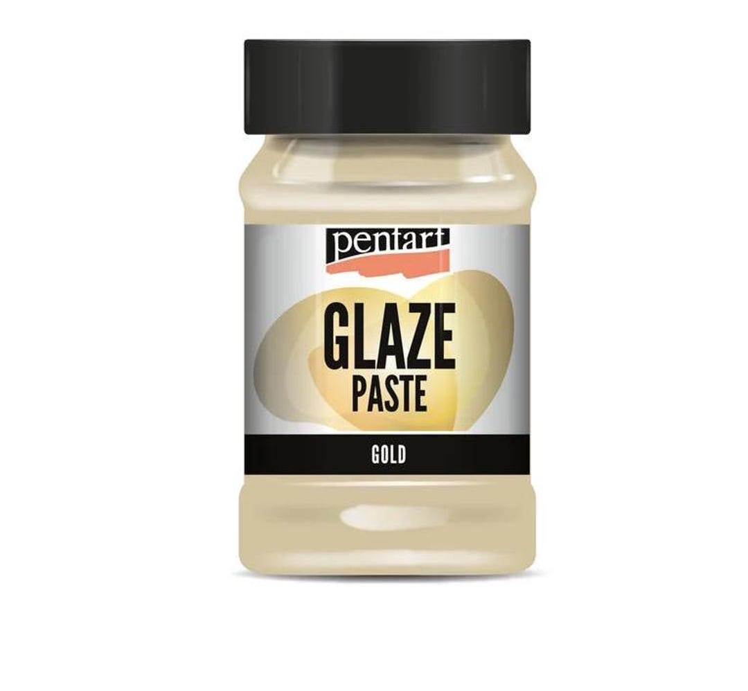 Gold | Metallic Texture | Glaze Paste | Pentart | Mixed Media | 100ml ...