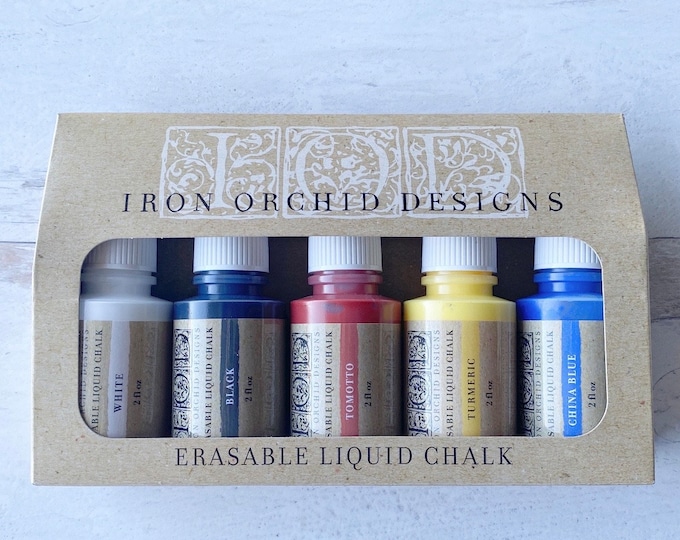 IOD Erasable Liquid Chalk Five Color Pack RETIRED * Iron Orchid Designs ...