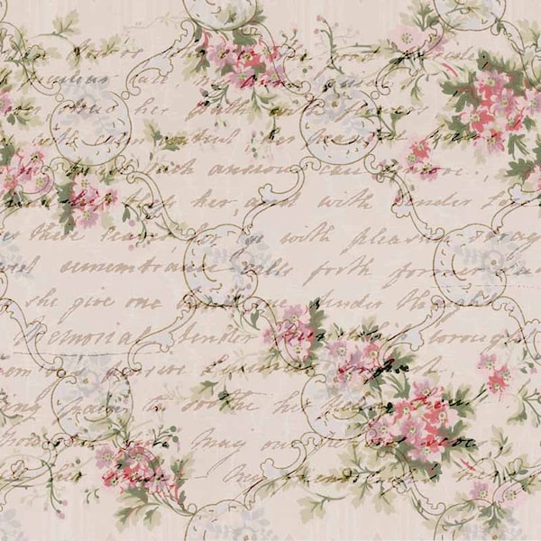 French Script Paper - Etsy