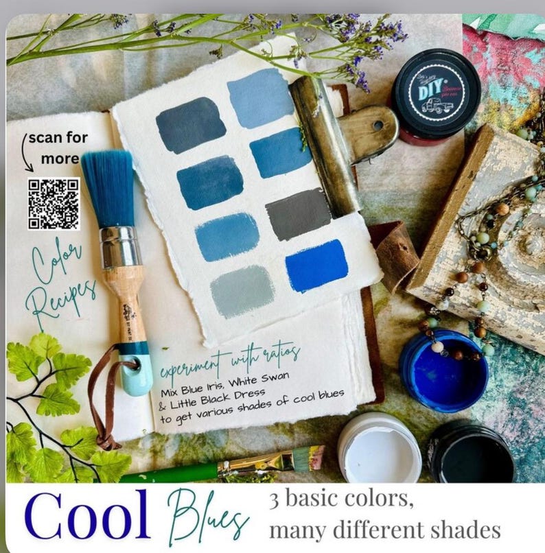 LIMITED Summer Edition - 8 Colors Paint Sampler Set in 2 Oz Jars | Debi ...
