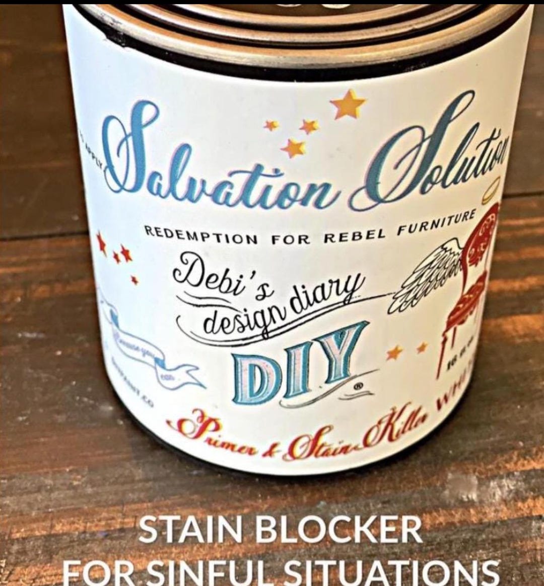 Salvation Solution Wood Stain Blocker | Primer - Debi's DIY Paint - in ...