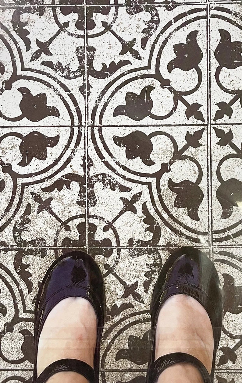 IOD Cubano Design Field Tile Stamp 12 X 12 Decor Stamp Iron Orchid ...