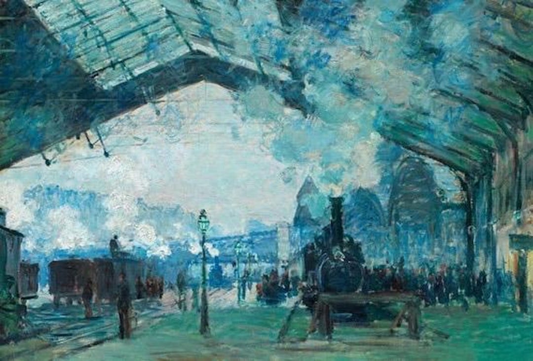 RETIRED the Station - Roycycled Decoupage Papers ROY 96 - Dollar ...