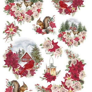 Decoupage Rice Paper- Christmas Winter Scenes- Decoupage Paper - TCR131 ...