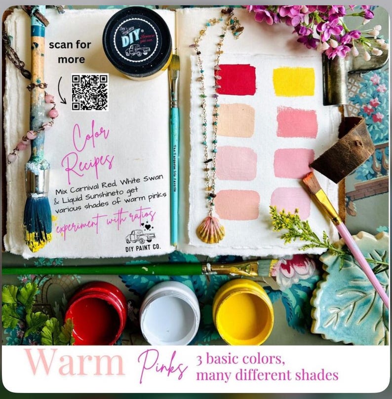 LIMITED Summer Edition - 8 Colors Paint Sampler Set in 2 Oz Jars | Debi ...